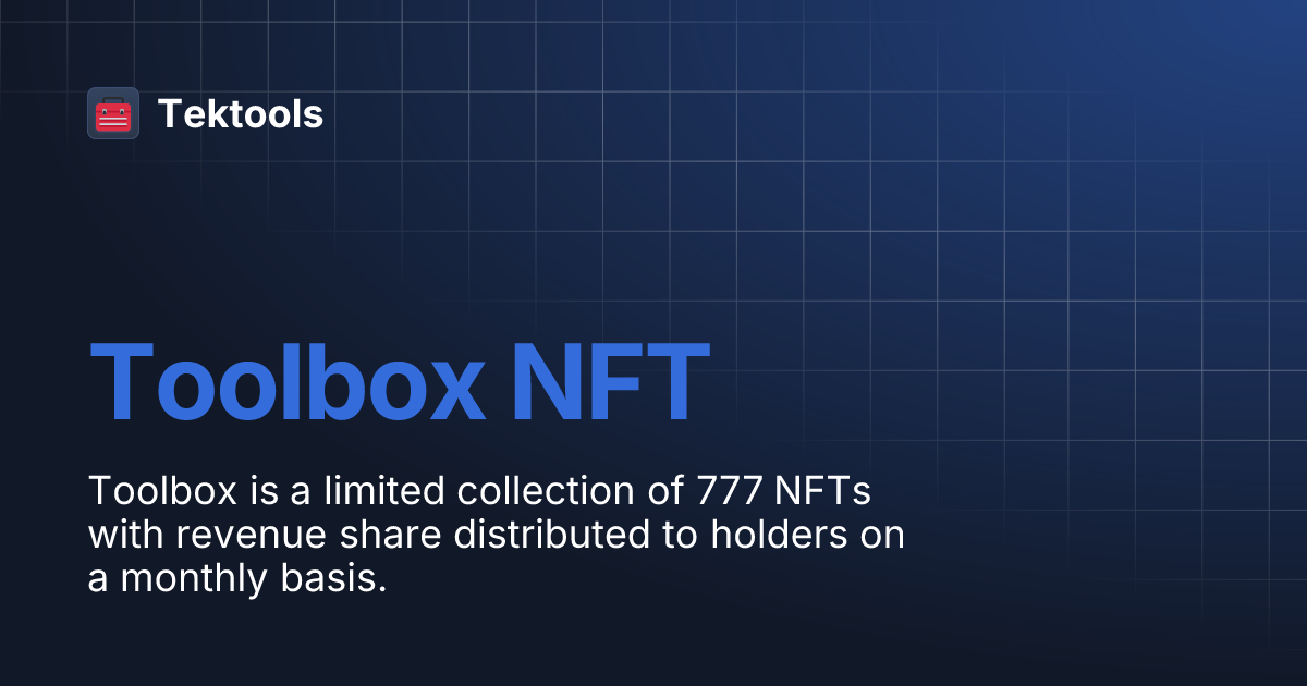 Toolbox NFT | Tektools